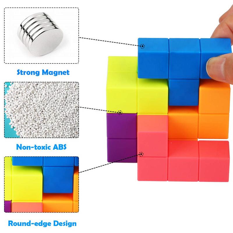 3D Magnetic Cube Building Blocks – flownwing