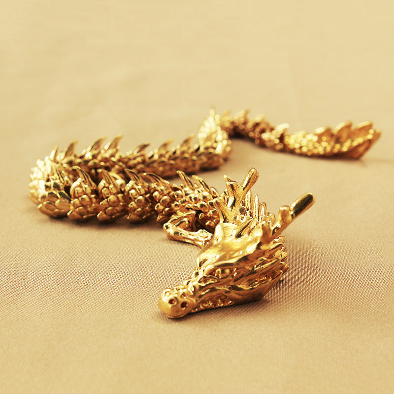 Gold Dragon with Movable Joints – flownwing