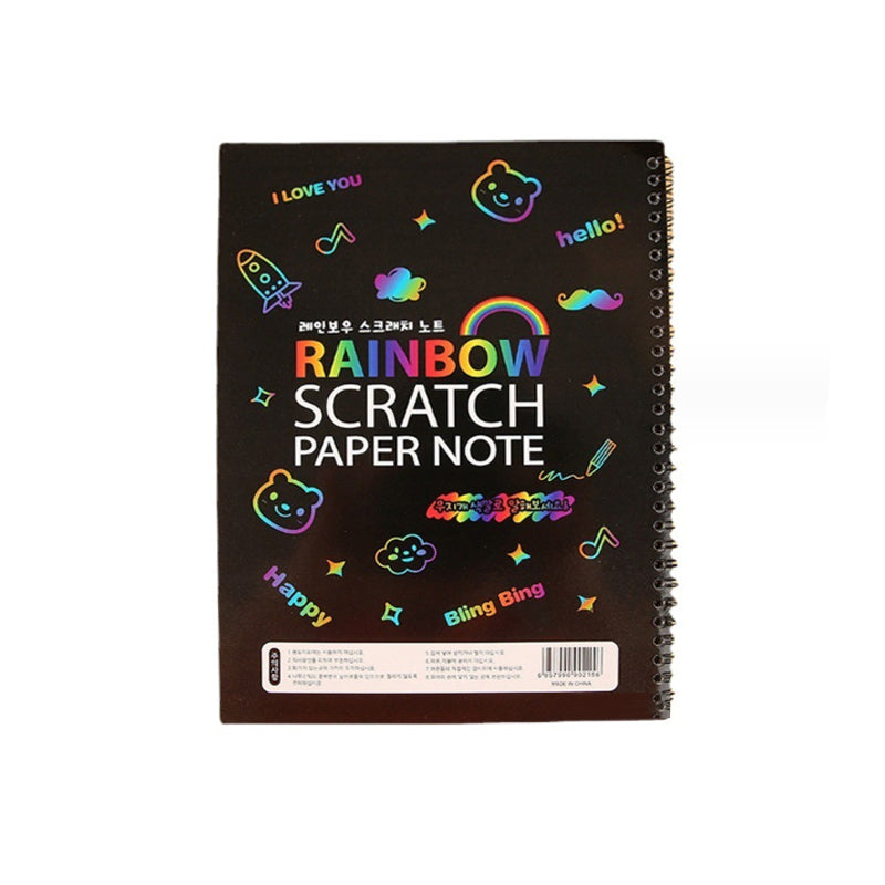 🌈Rainbow Scratch Art Notebook – flownwing