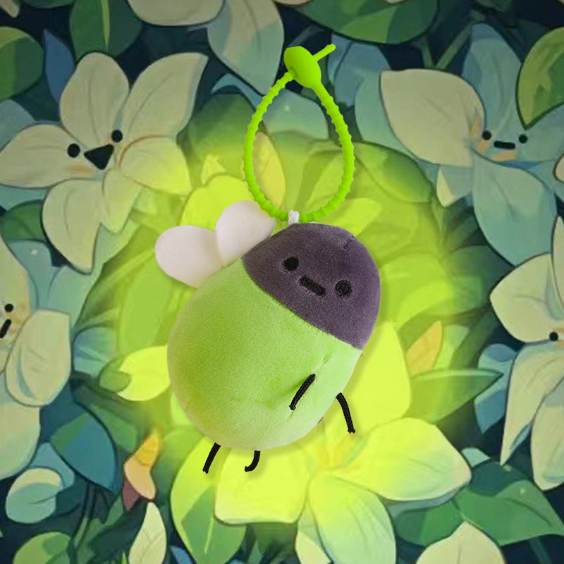 Interactive Firefly Plush Keychain – flownwing