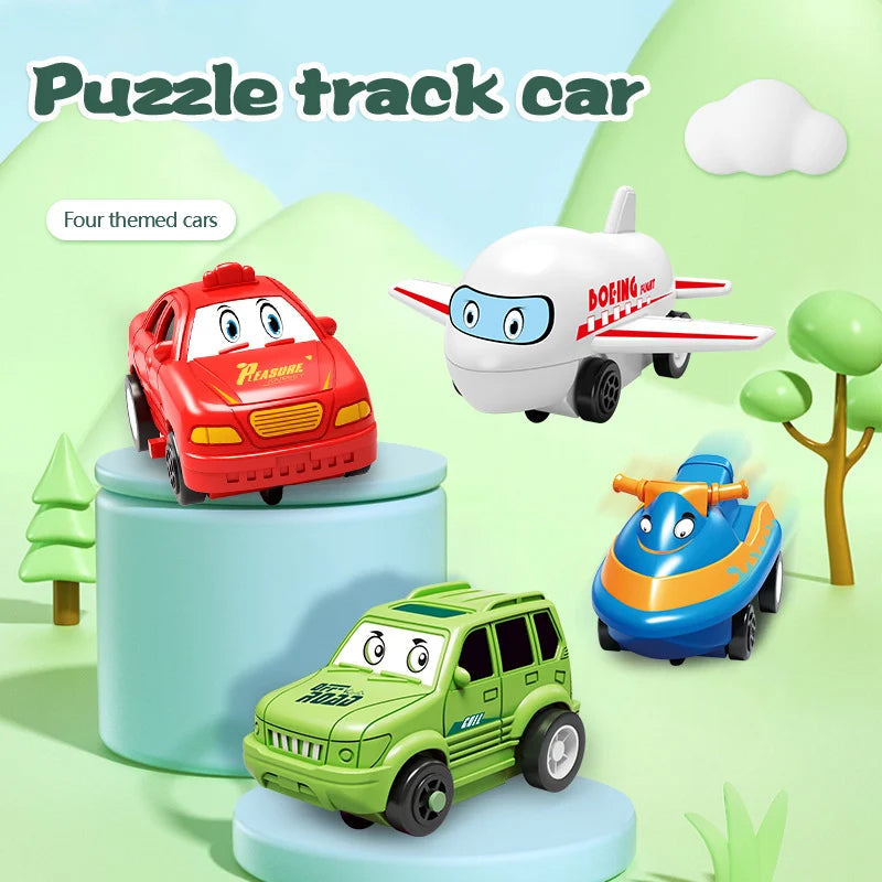 🧩Children's Educational Puzzle Track Car Play Set🧩 – flownwing