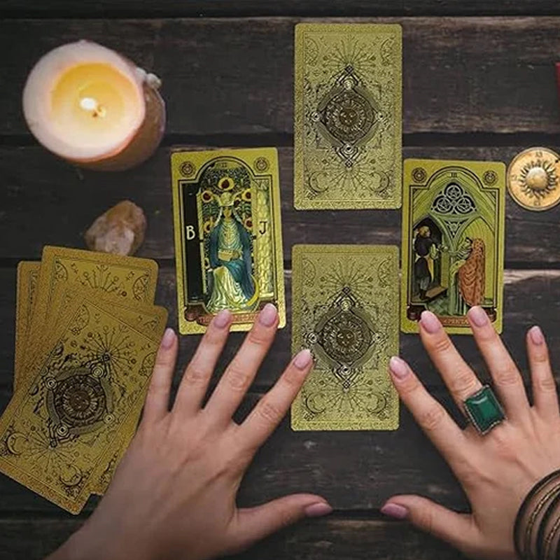 Explore the Mystical World of Tarot Gold Foil Tarot – flownwing