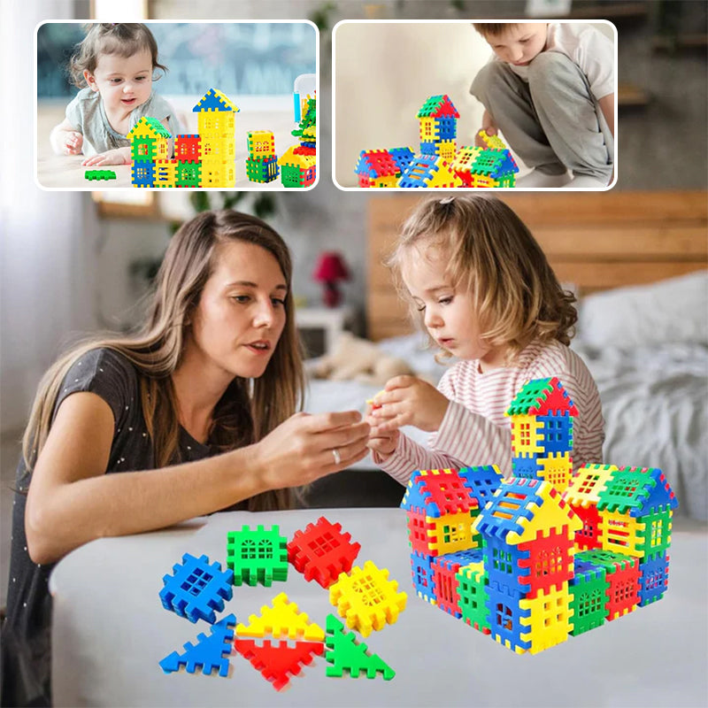 🏠Waffle Interlocking Building Blocks – flownwing