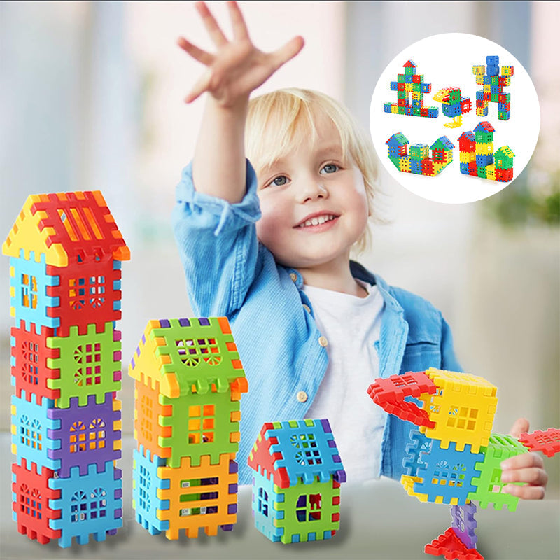 🏠Waffle Interlocking Building Blocks – flownwing